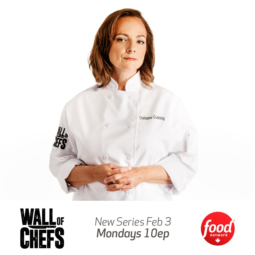 Christine Cushing is back on Food Network Canada in “Wall of Chefs ...